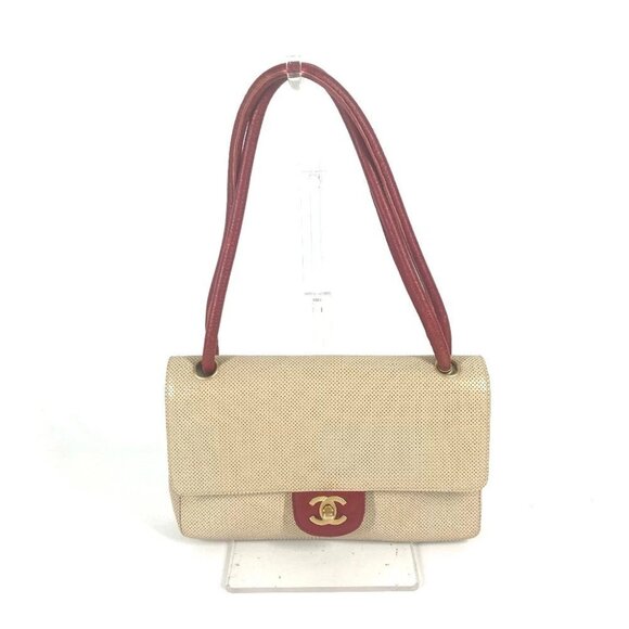 CHANEL | Bags | Chanel Cc Cc Mark Punching Shoulder Bag Bicolor ...